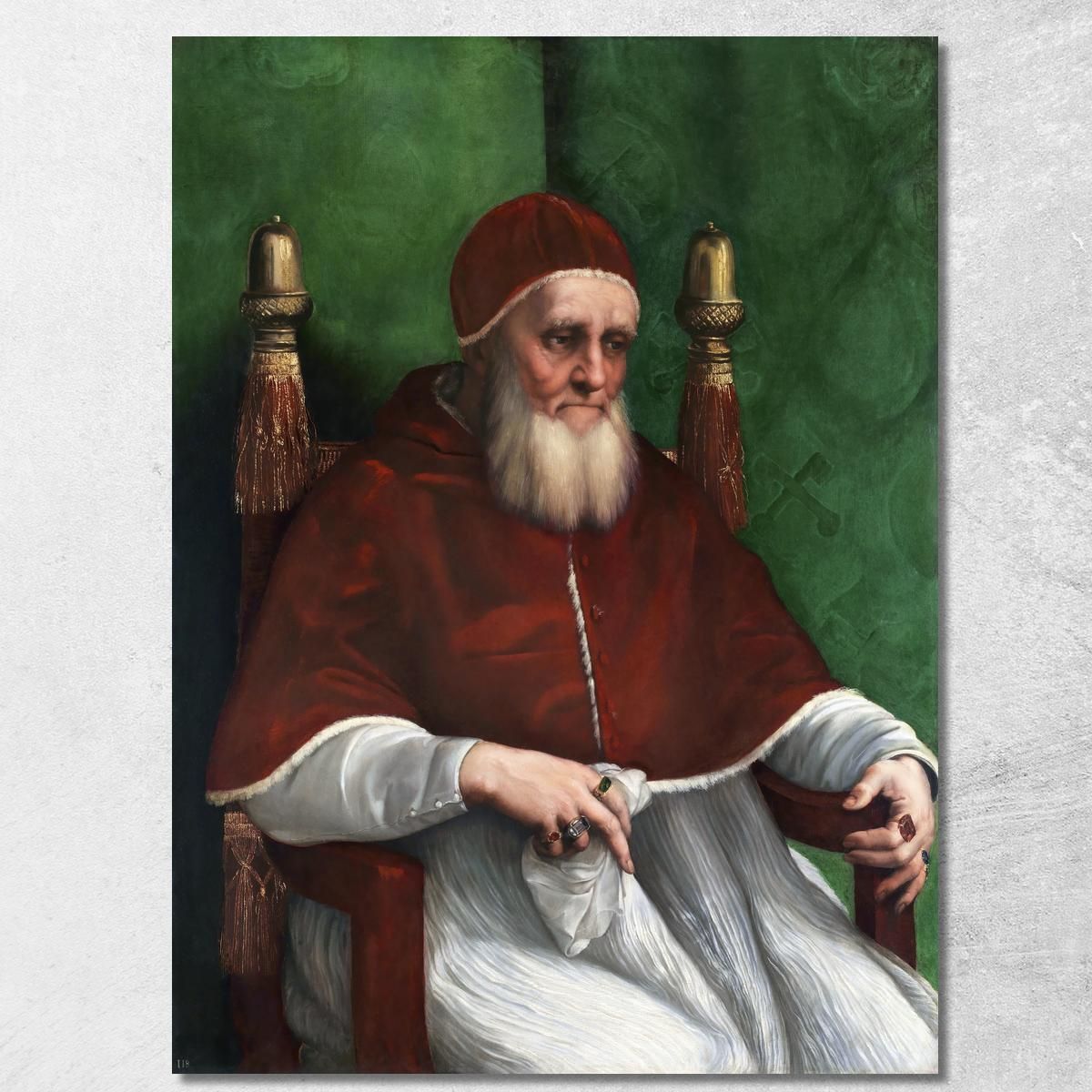 Portrait Of Pope Julius Ii Raphael canvas print