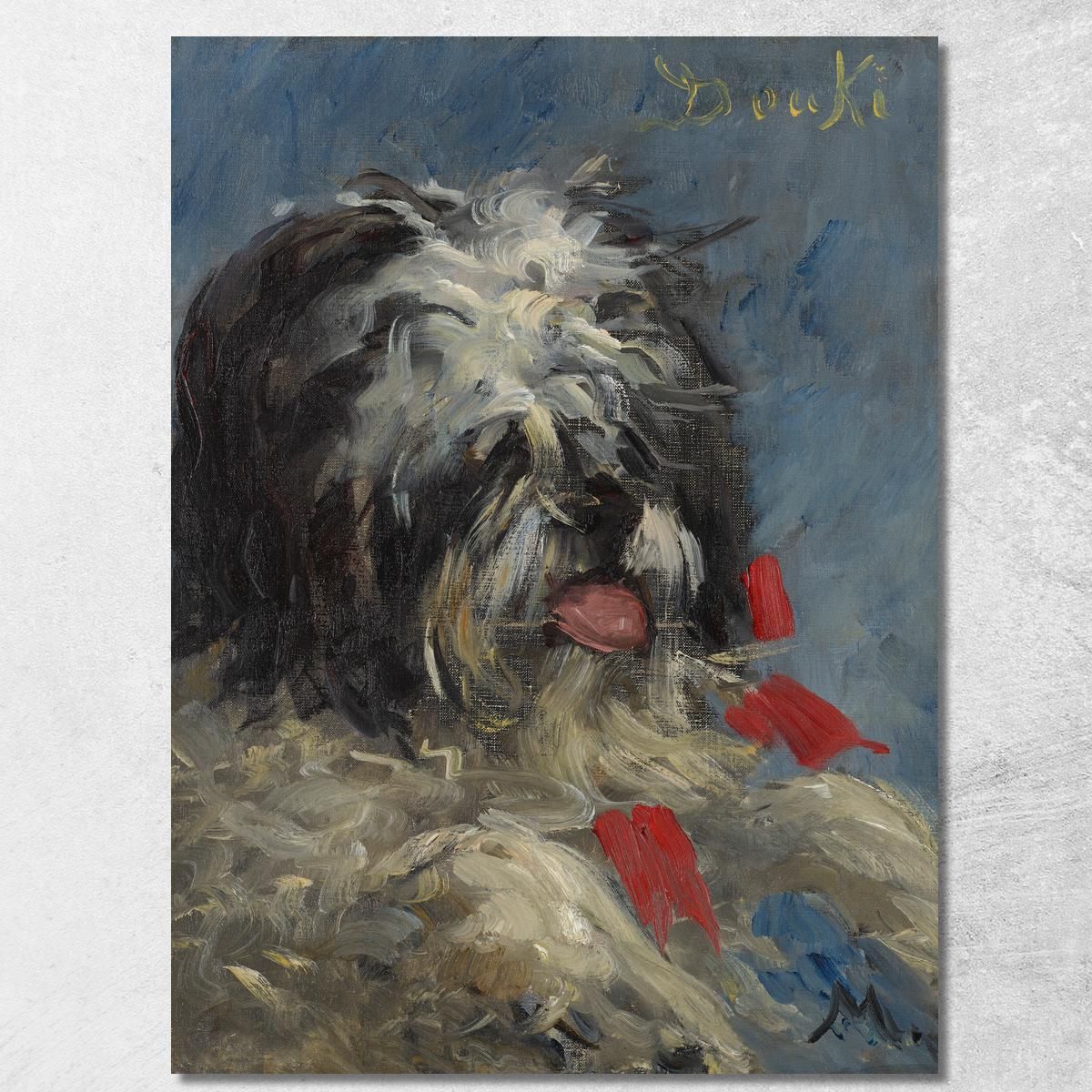 Donki The Dog Édouard Manet canvas print