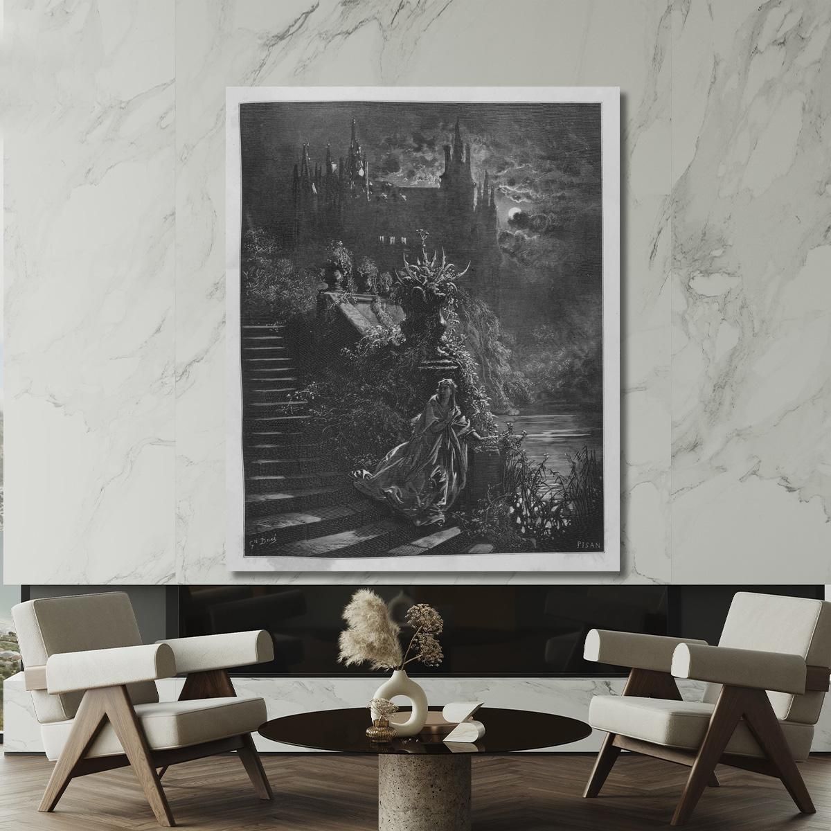 Contes Des Fées Pl 32 Doré Gustave tableau impression sur toile
