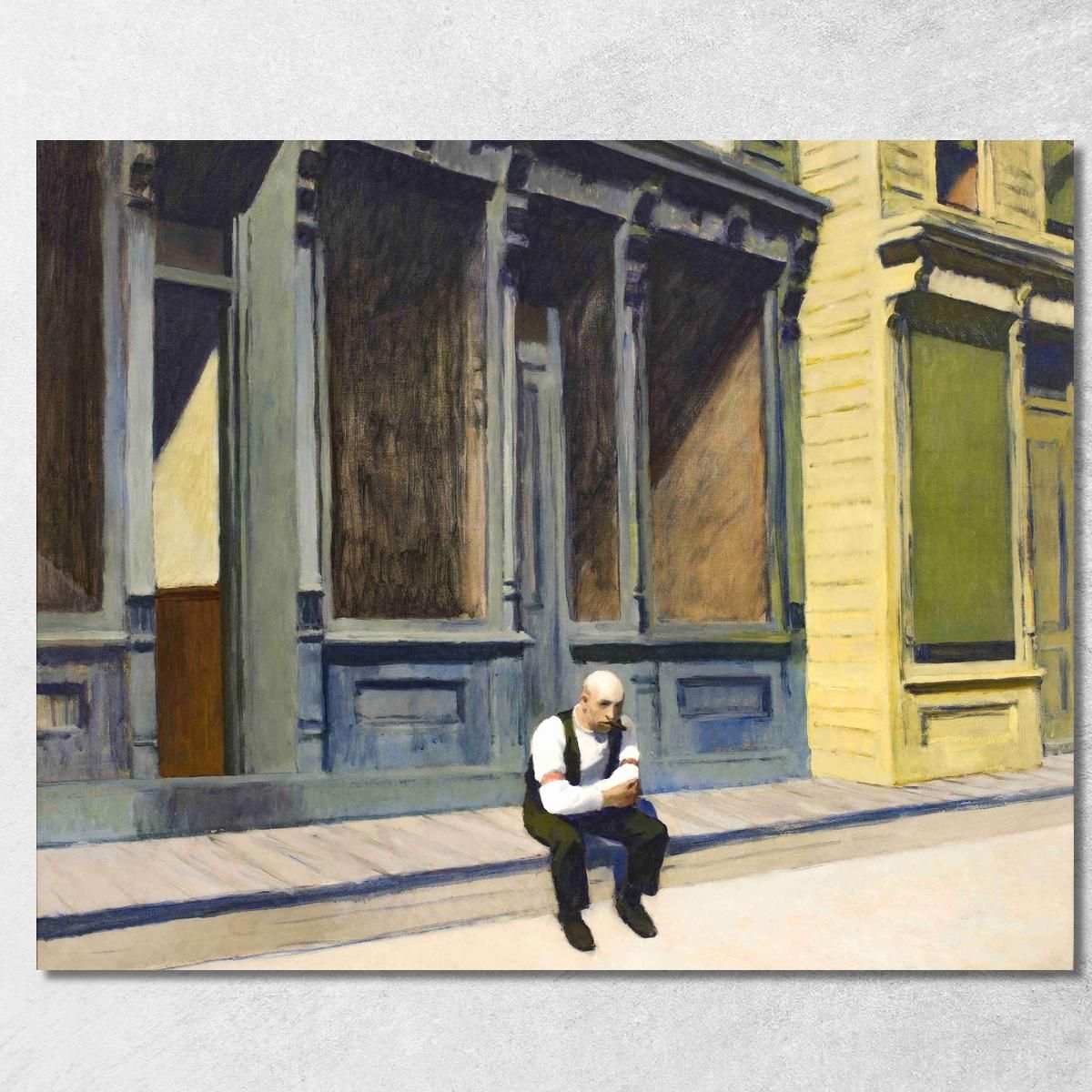 Dimanche Edward Hopper, eho42 tableau impression sur toile | eBay