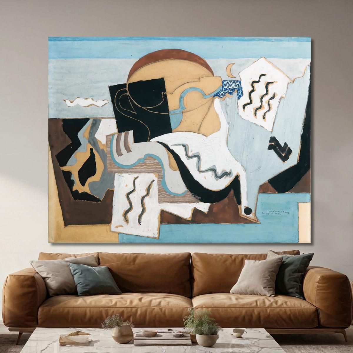 The Stabbed Dove Louis Marcoussis canvas print