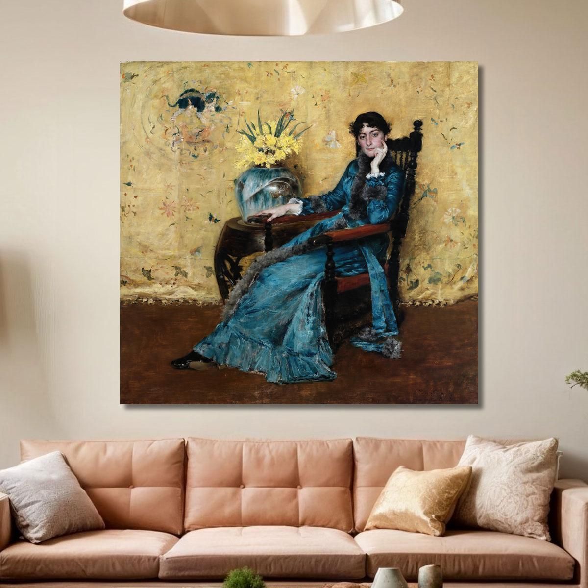 Portrait De Dora Wheeler William Merritt Chase tableau impression sur toile