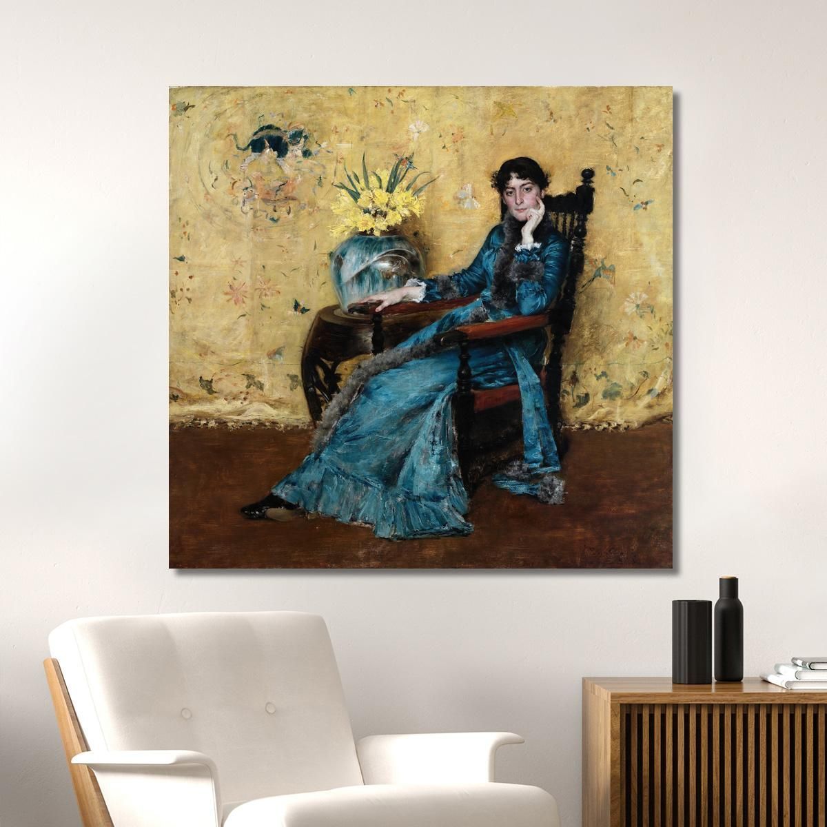 Portrait De Dora Wheeler William Merritt Chase tableau impression sur toile