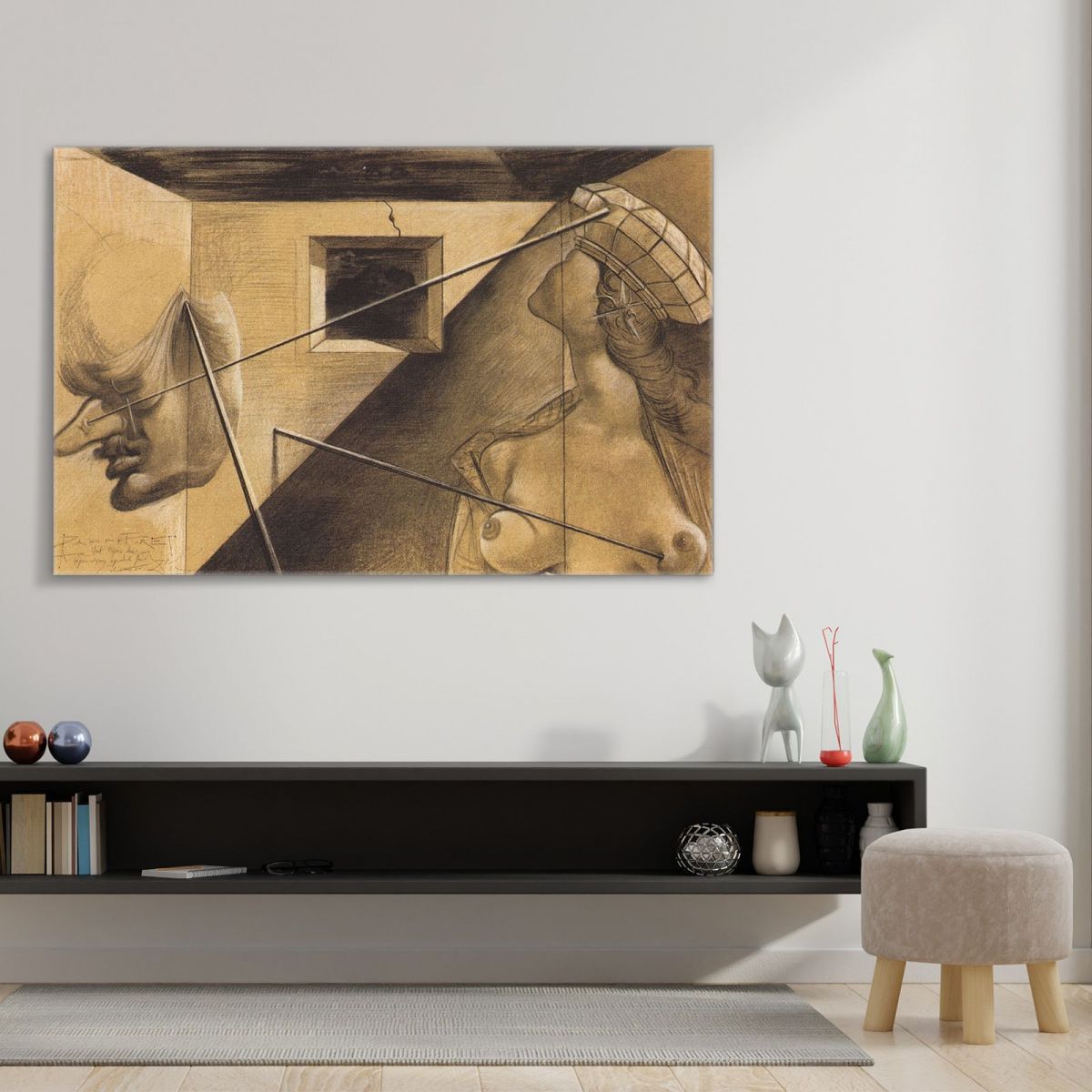 Queen Salome Dali Salvador canvas print