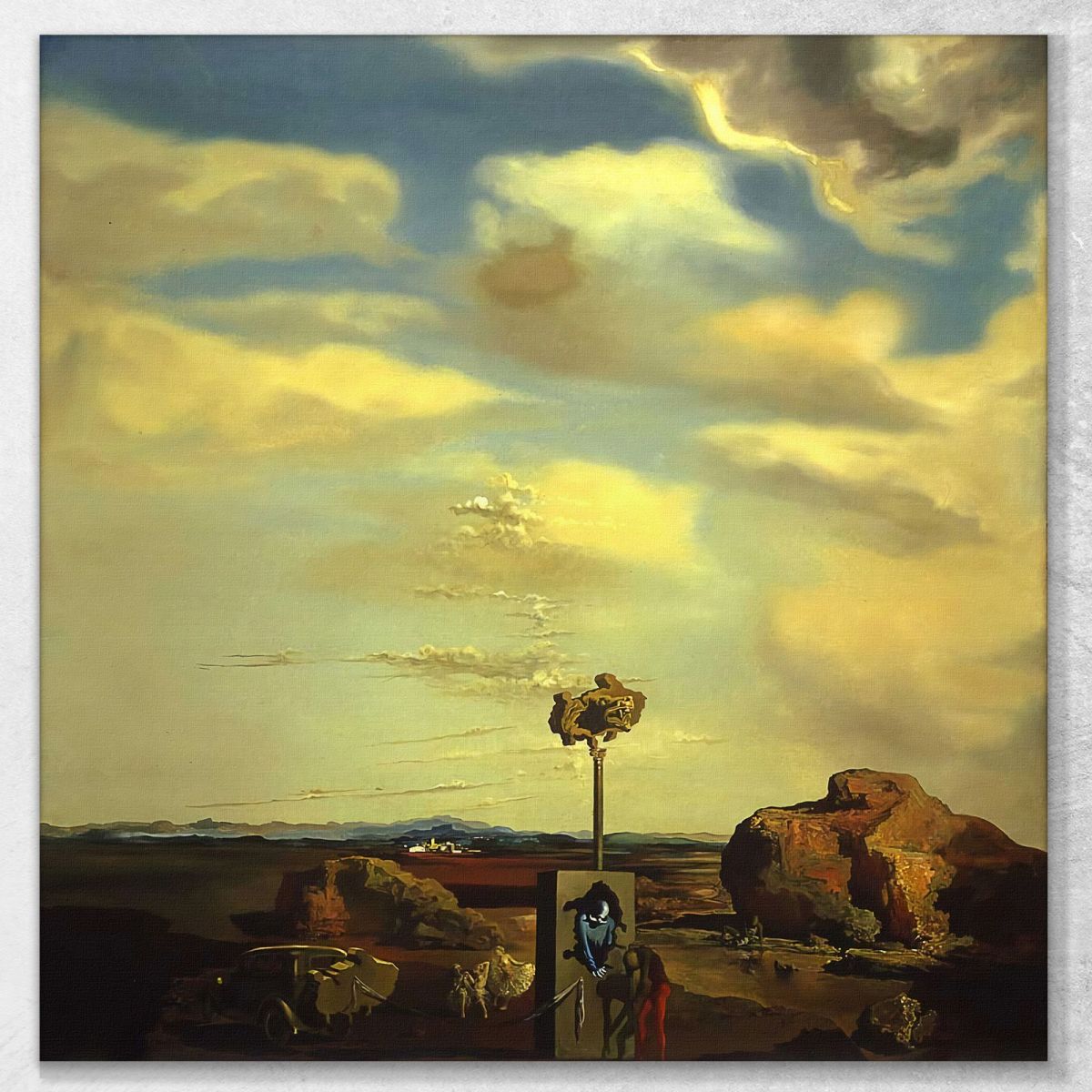 Autumn Puzzle Dali Salvador canvas print