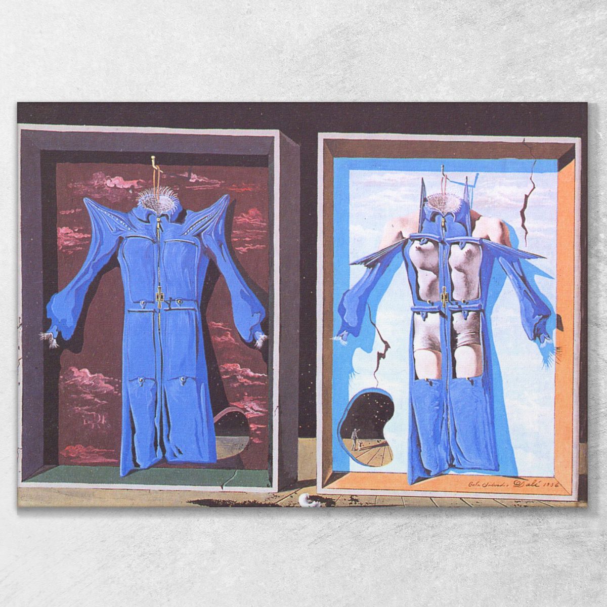 Day And Night Dali Salvador canvas print