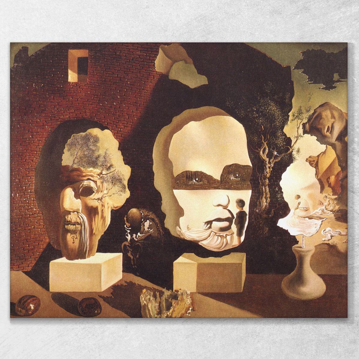 The Three Ages Dali Salvador canvas print