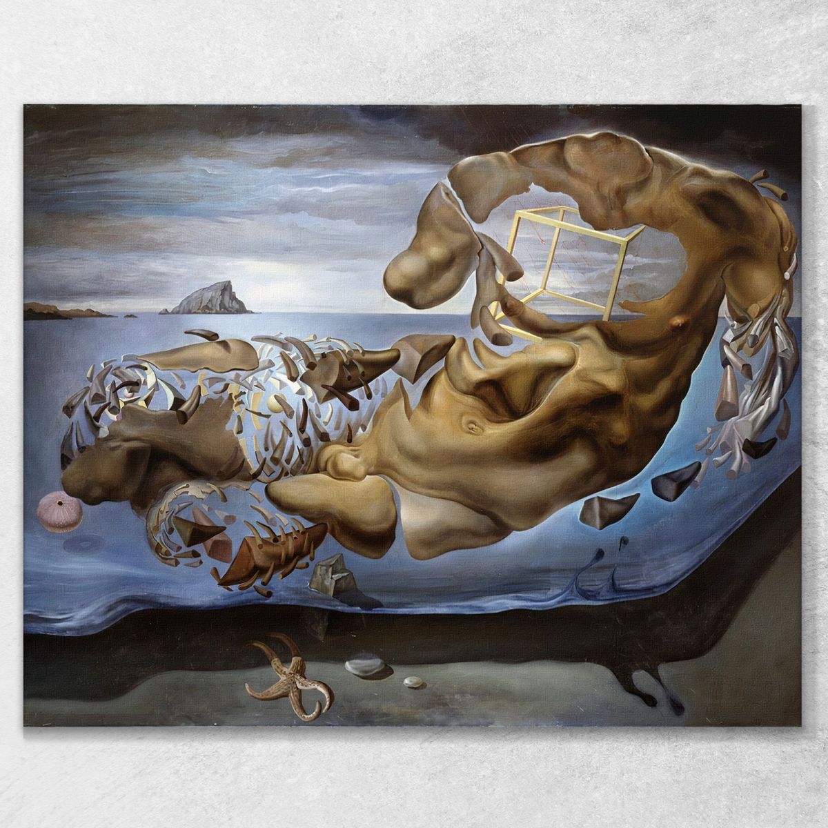 Creation Of Man Dali Salvador canvas print