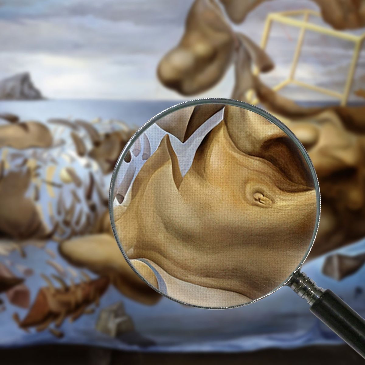 Creation Of Man Dali Salvador canvas print