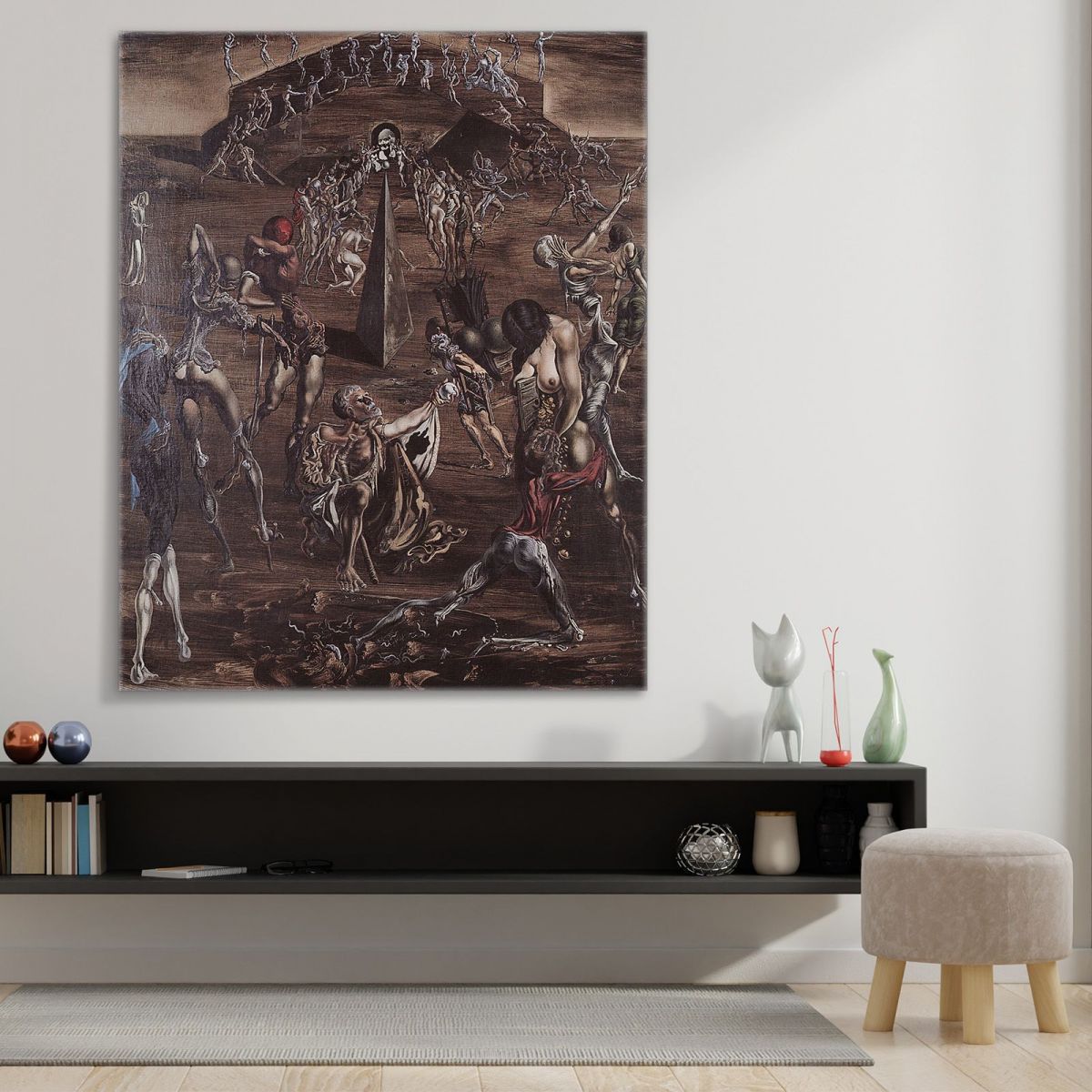 Resurrection Of The Flesh Dali Salvador canvas print