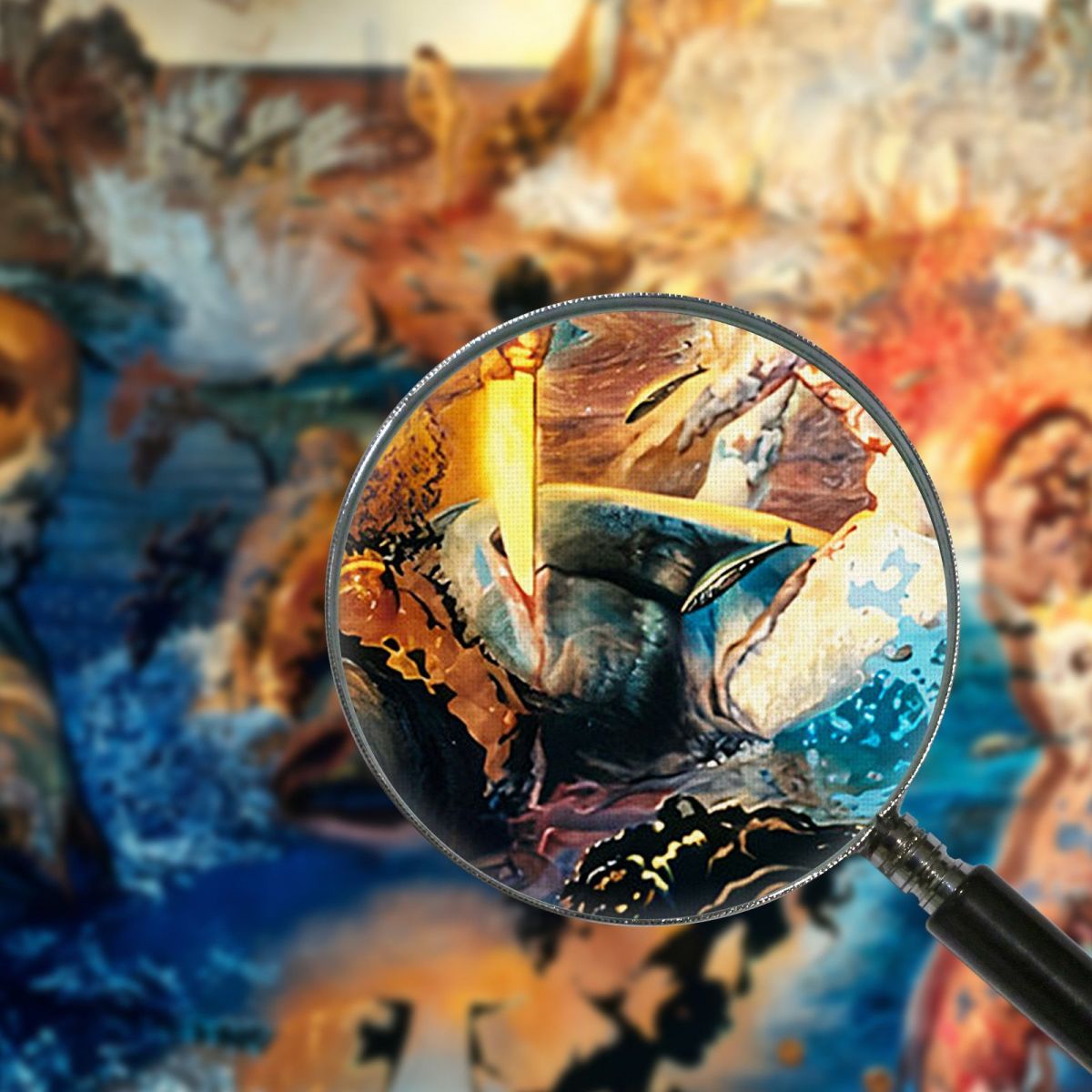 Tuna Fishing Dali Salvador canvas print