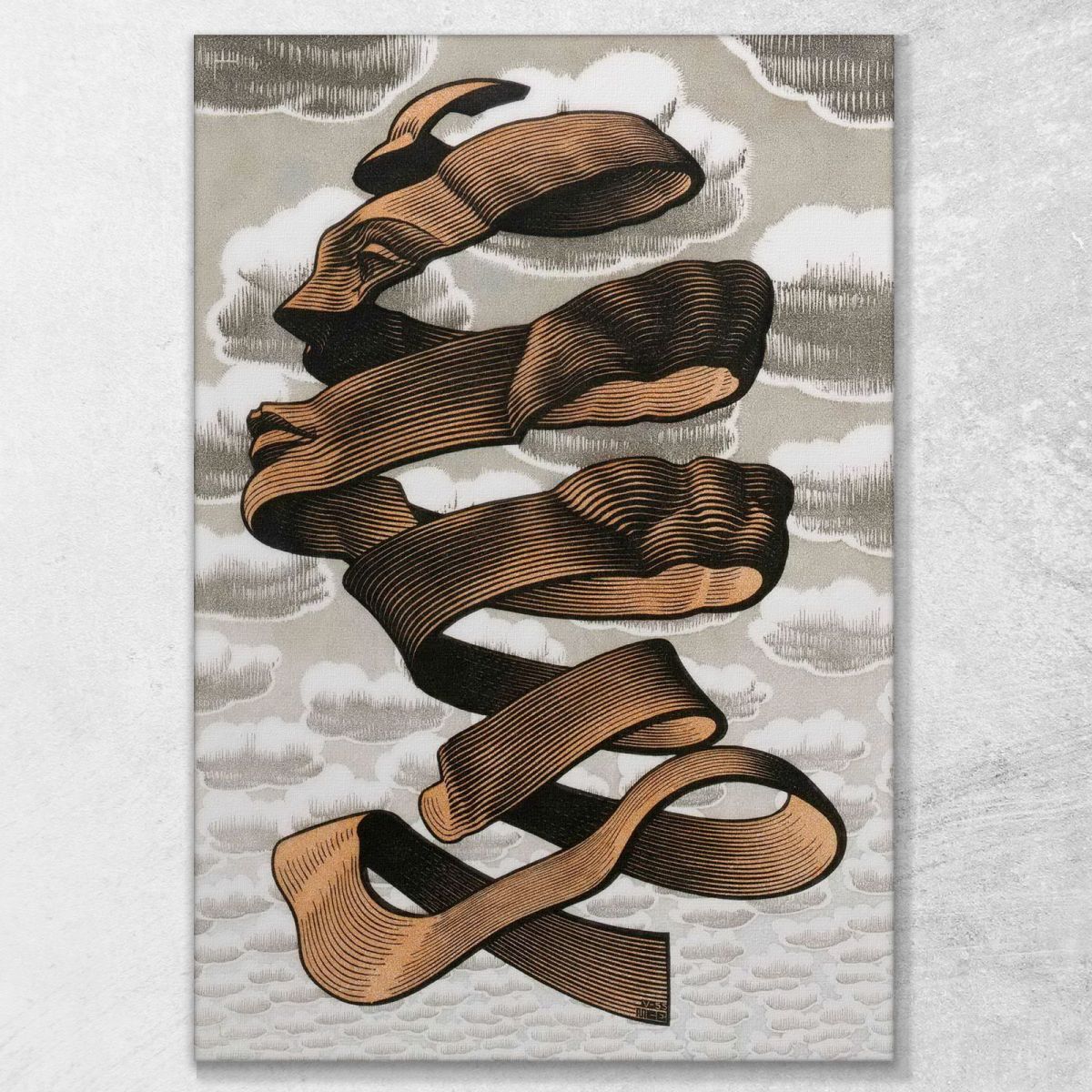 Shell Escher Maurits Cornelis canvas print