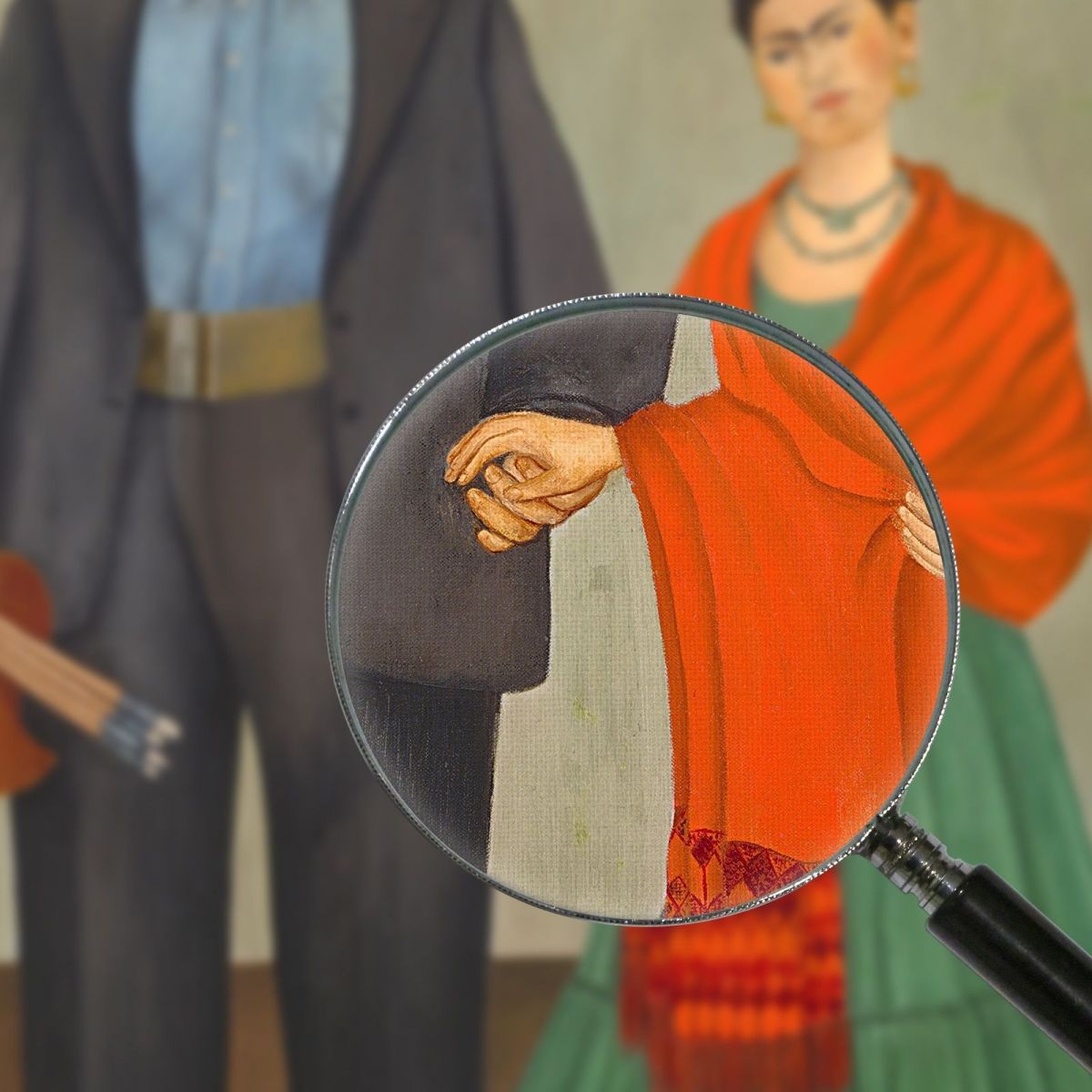 Frida Y Diego Rivera Frida Kahlo cuadro en lienzo