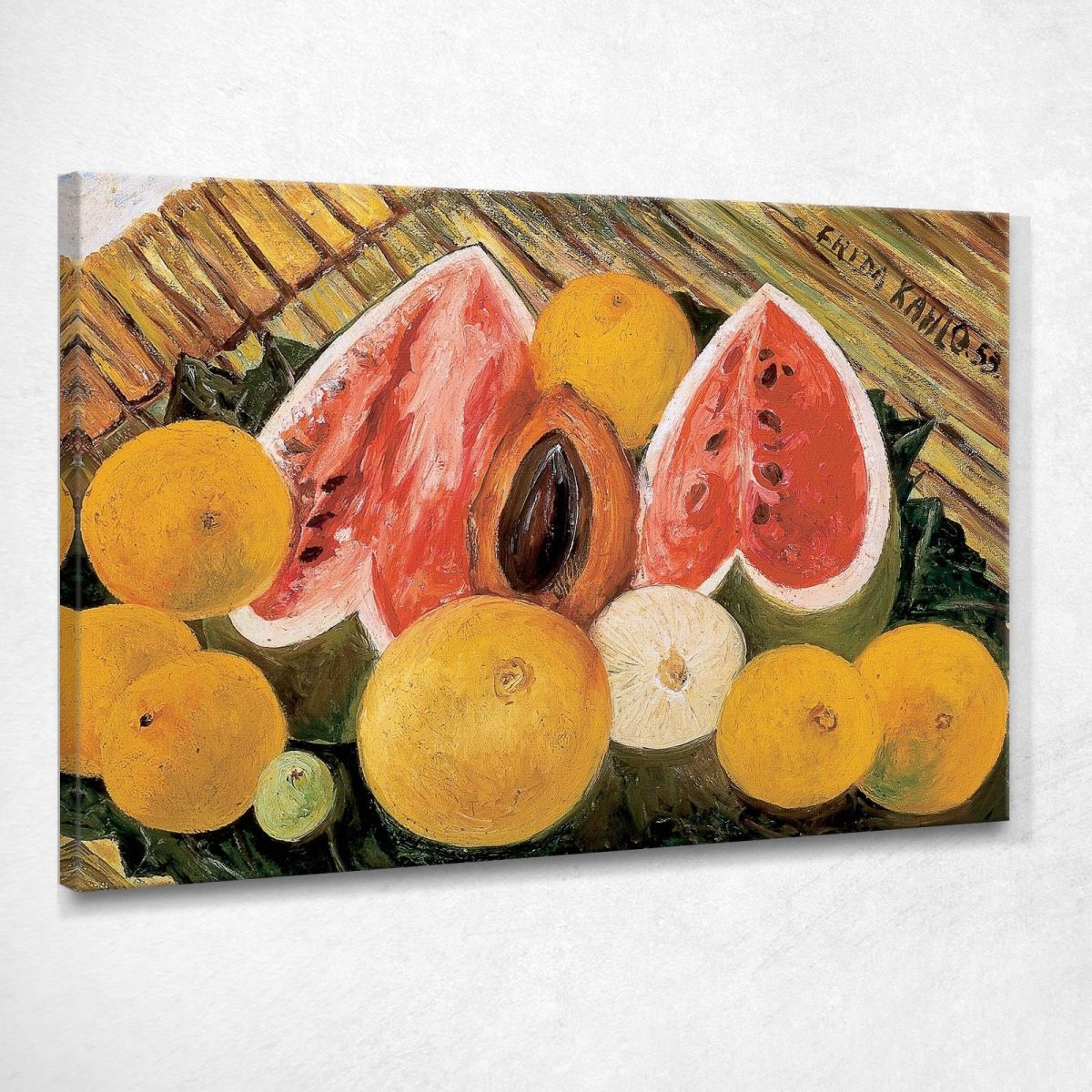 Still Life With Watermelons Frida Kahlo canvas print