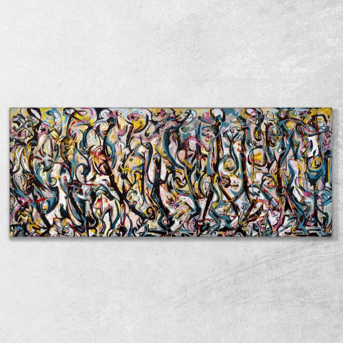 Mural Jackson Pollock canvas print