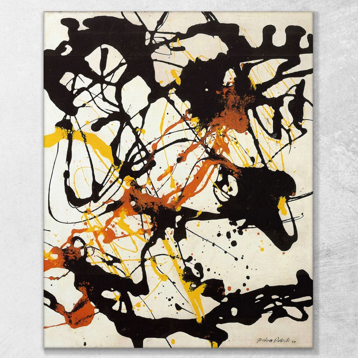 Number 26 Jackson Pollock canvas print