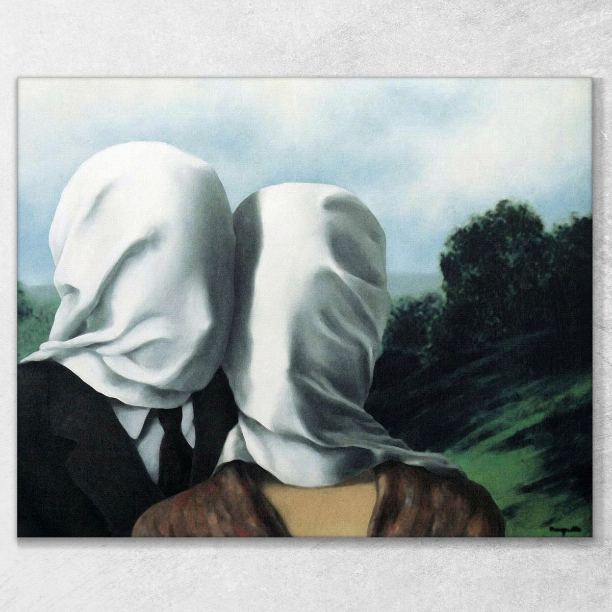 The Lovers - 2 René Magritte canvas print