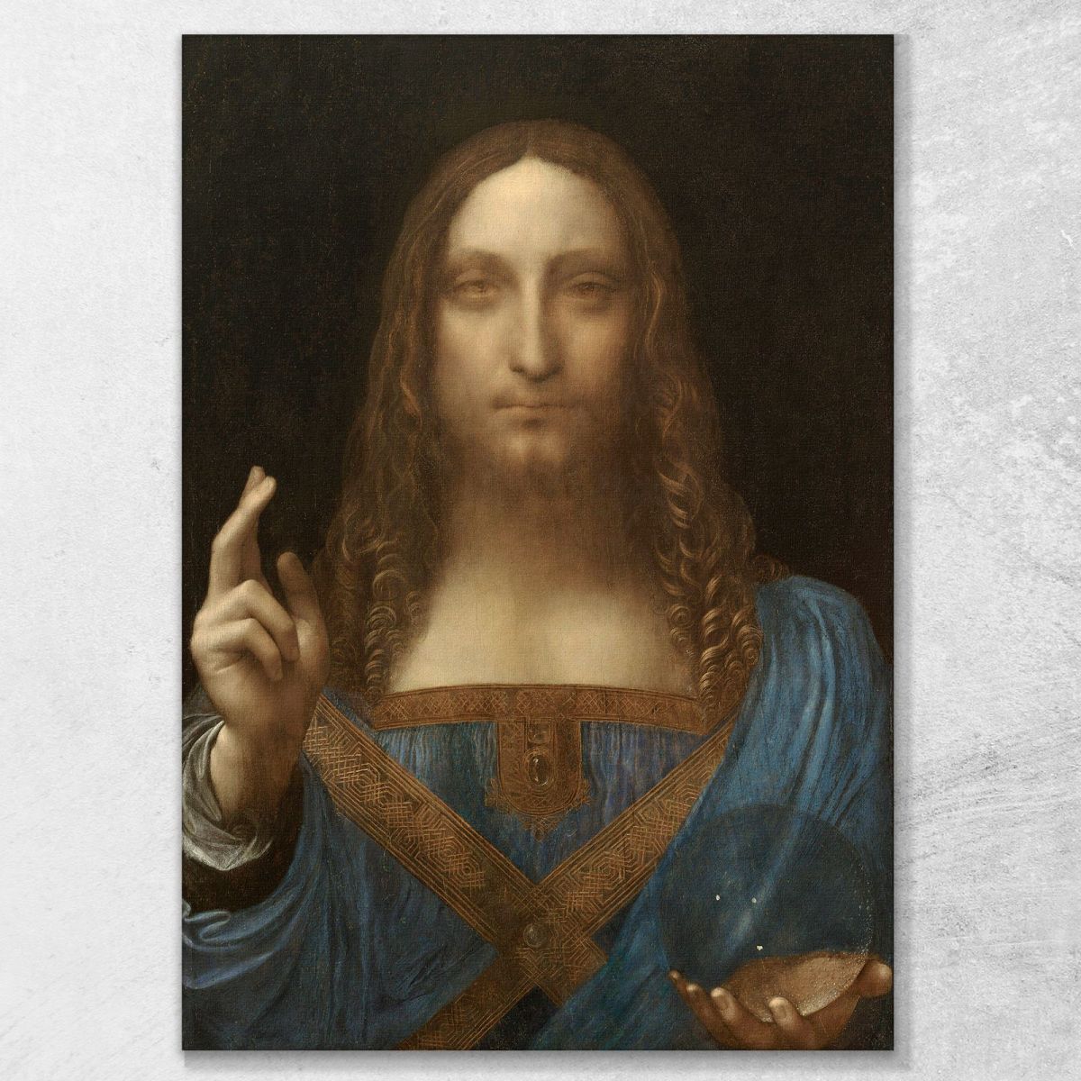 Savior Of The World Leonardo Da Vinci canvas print