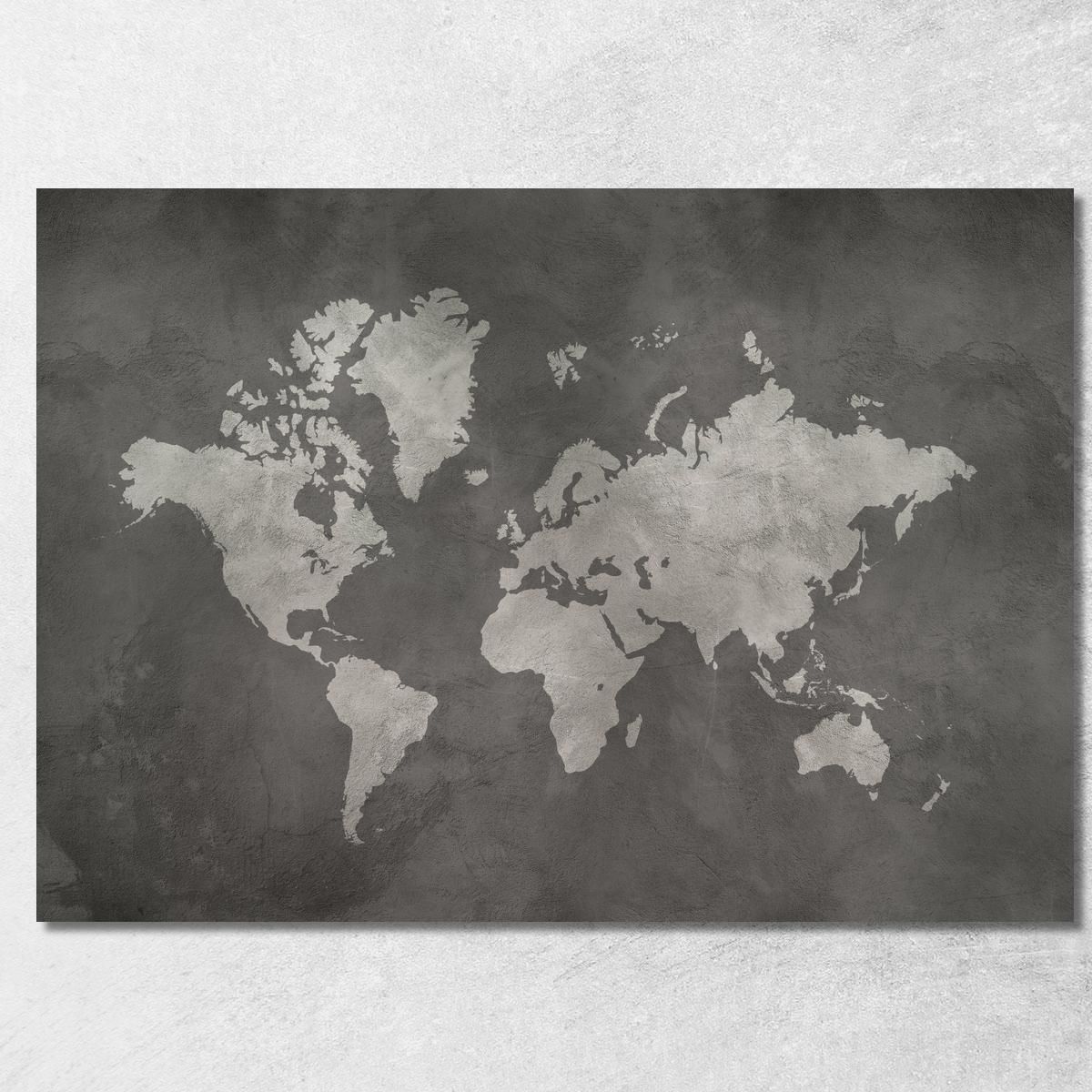 Industrial Style Wall Map Wall Mural Industrial World Yellow Map Of