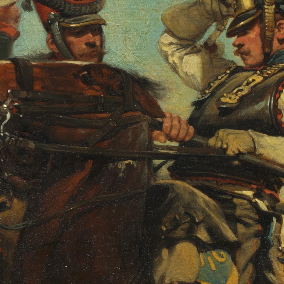 Combat For The Colors Jean-Baptiste Édouard Detaille canvas print