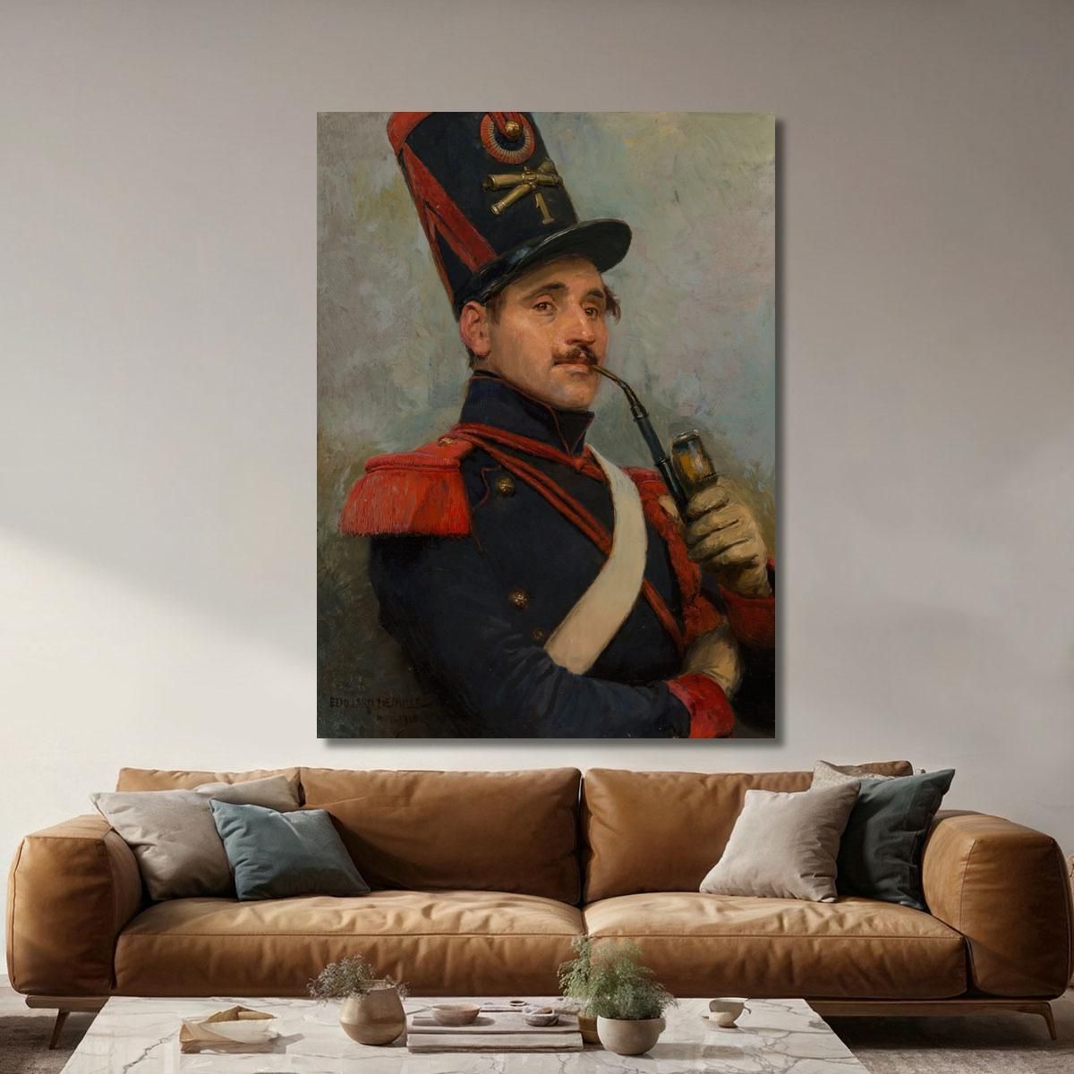 Autoritratto Con Uniforme Da Soldato Dell'Artiglieria A Cavallo ...