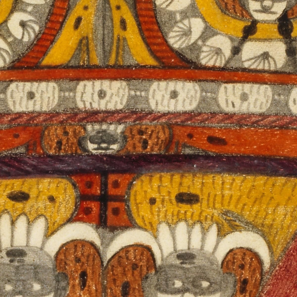 The God - Father - Giant - Lightning - Transparent Adolf Wölfli canvas ...