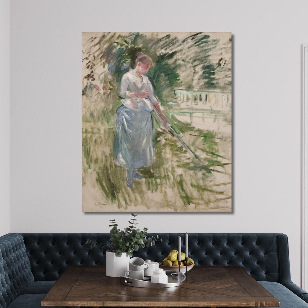 Haymaker Berthe Morisot canvas print