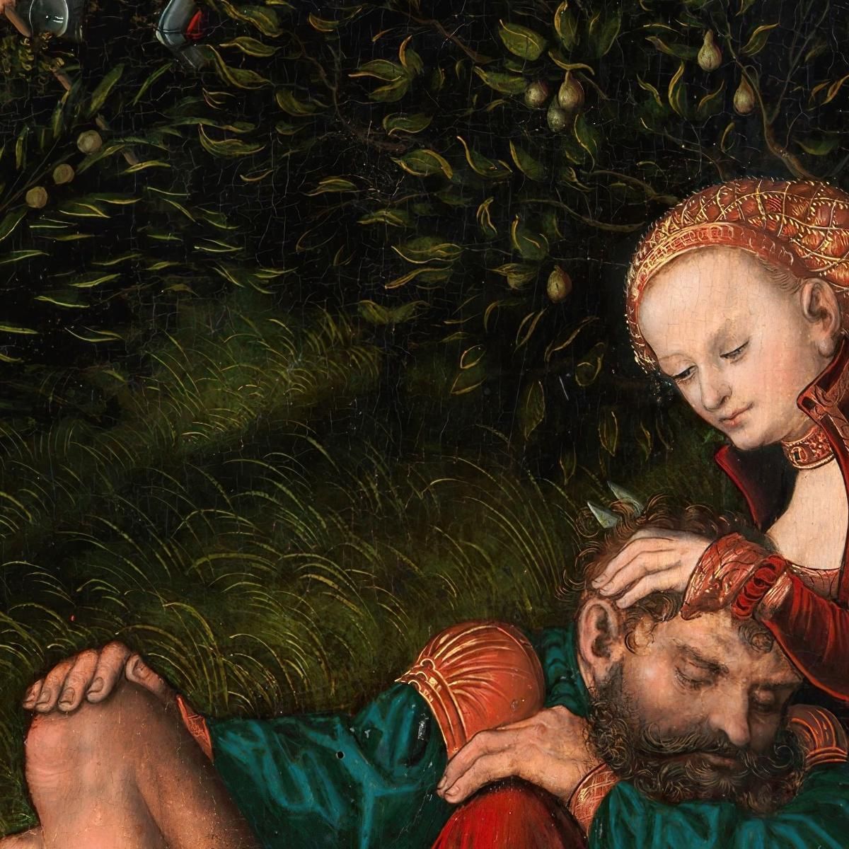 Samson And Delilah Lucas Cranach the Elder canvas print