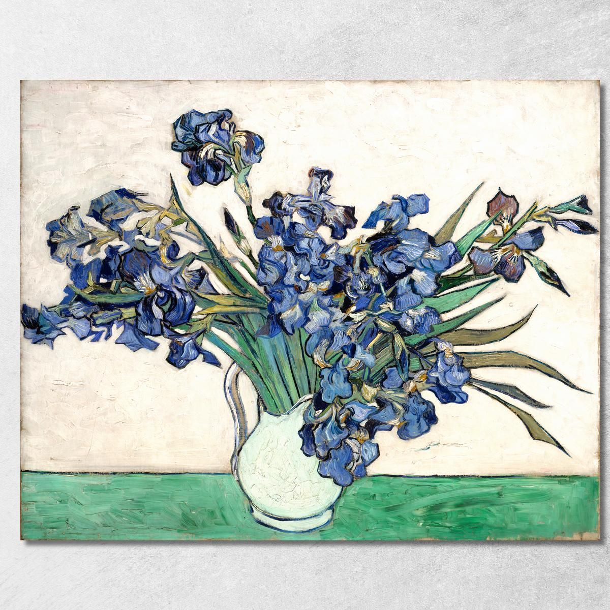 Iris 1890 Vincent van Gogh tableau impression sur toile