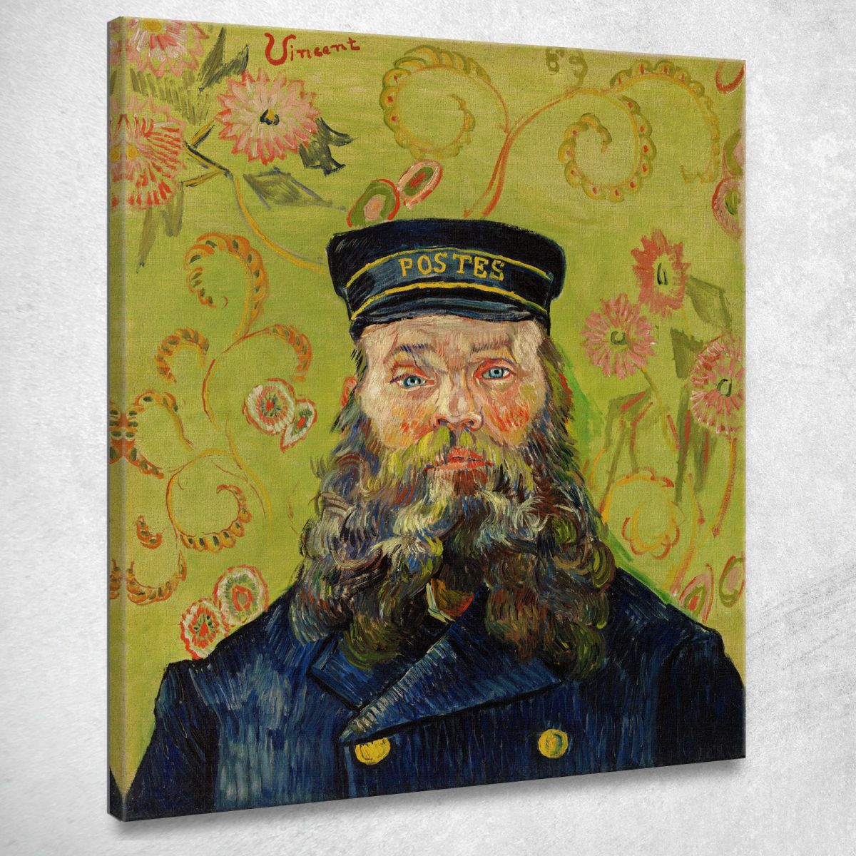 The Postman Joseph Roulin Vincent van Gogh canvas print