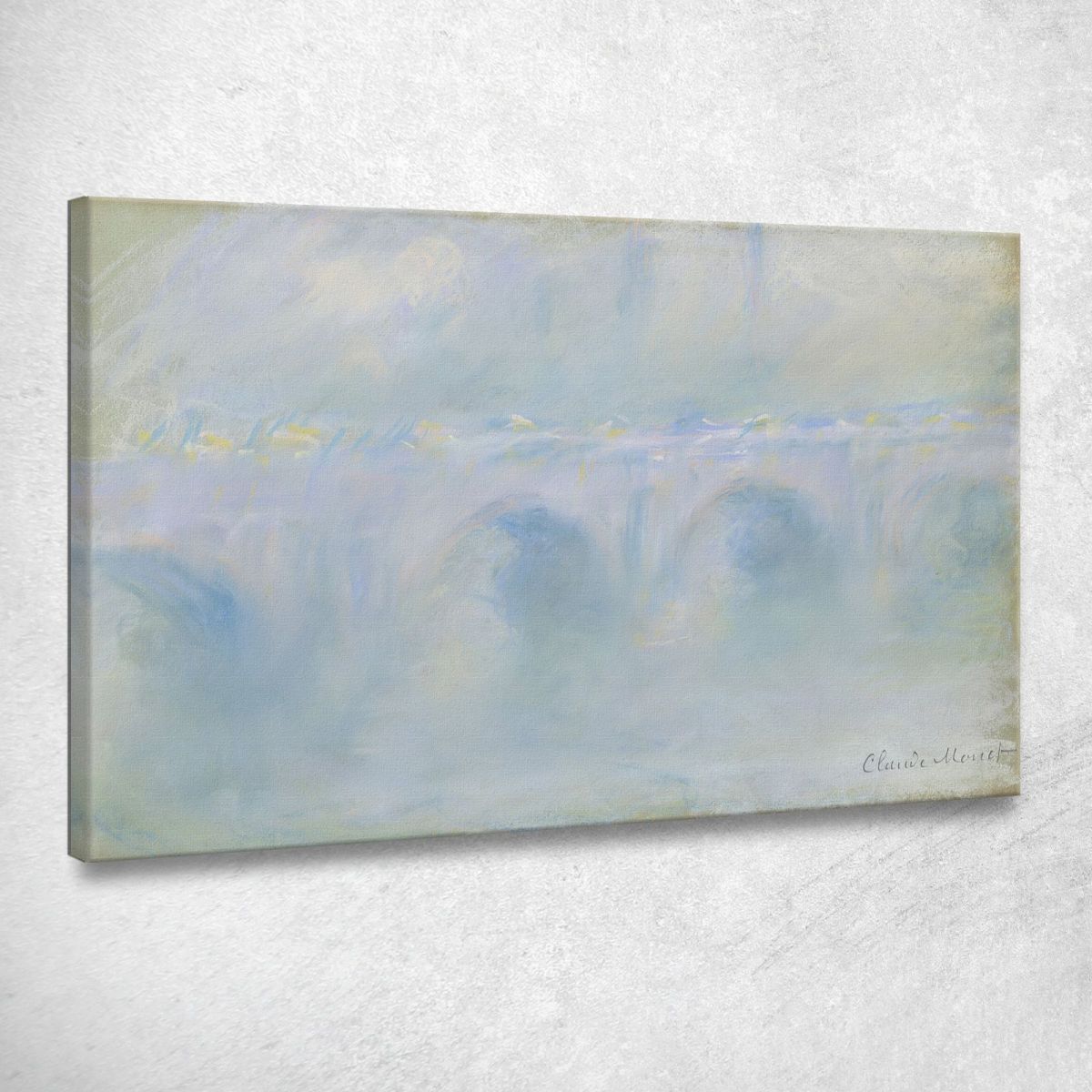 Waterloo Bridge Claude Monet canvas print