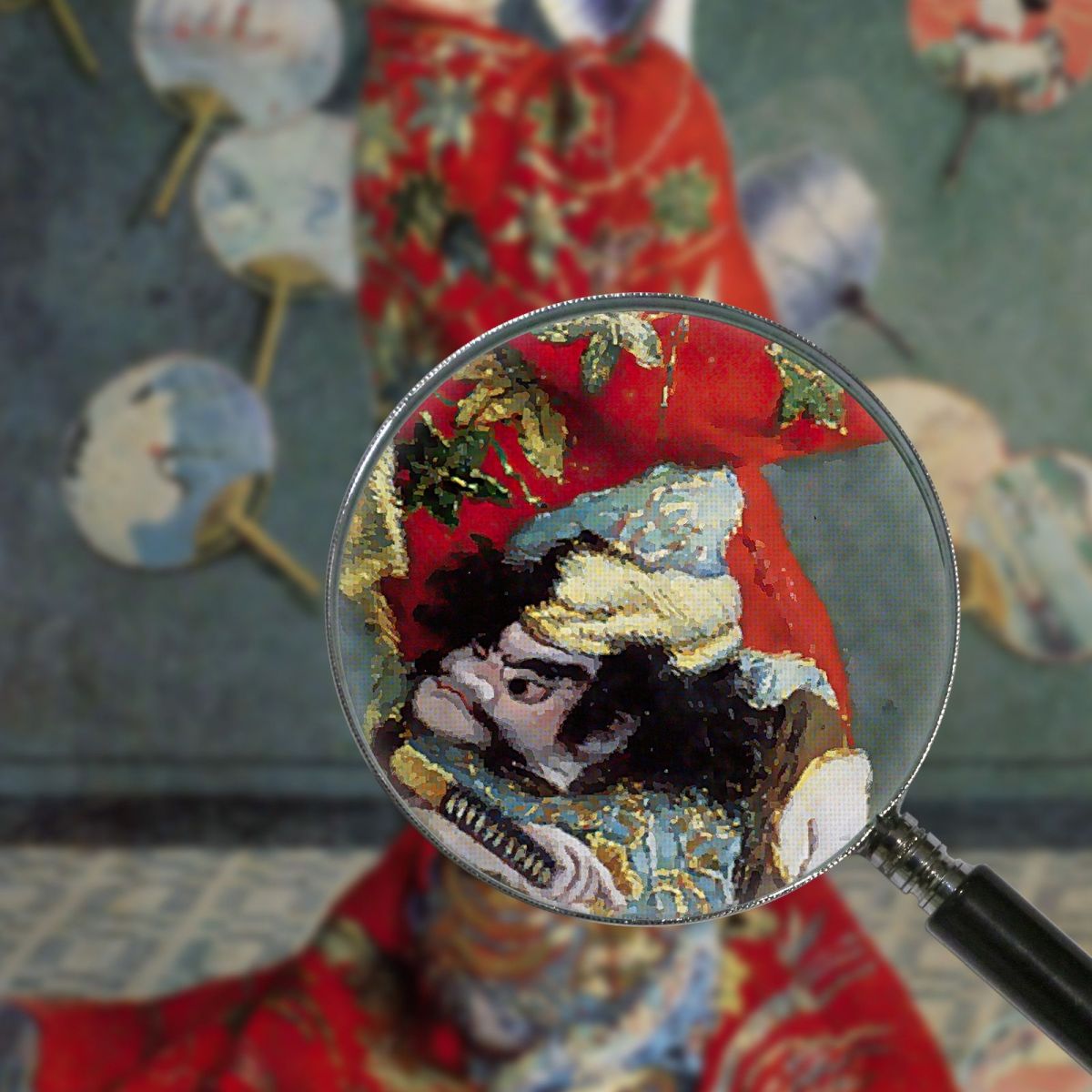 Camille Monet In Japanese Costume Claude Monet canvas print