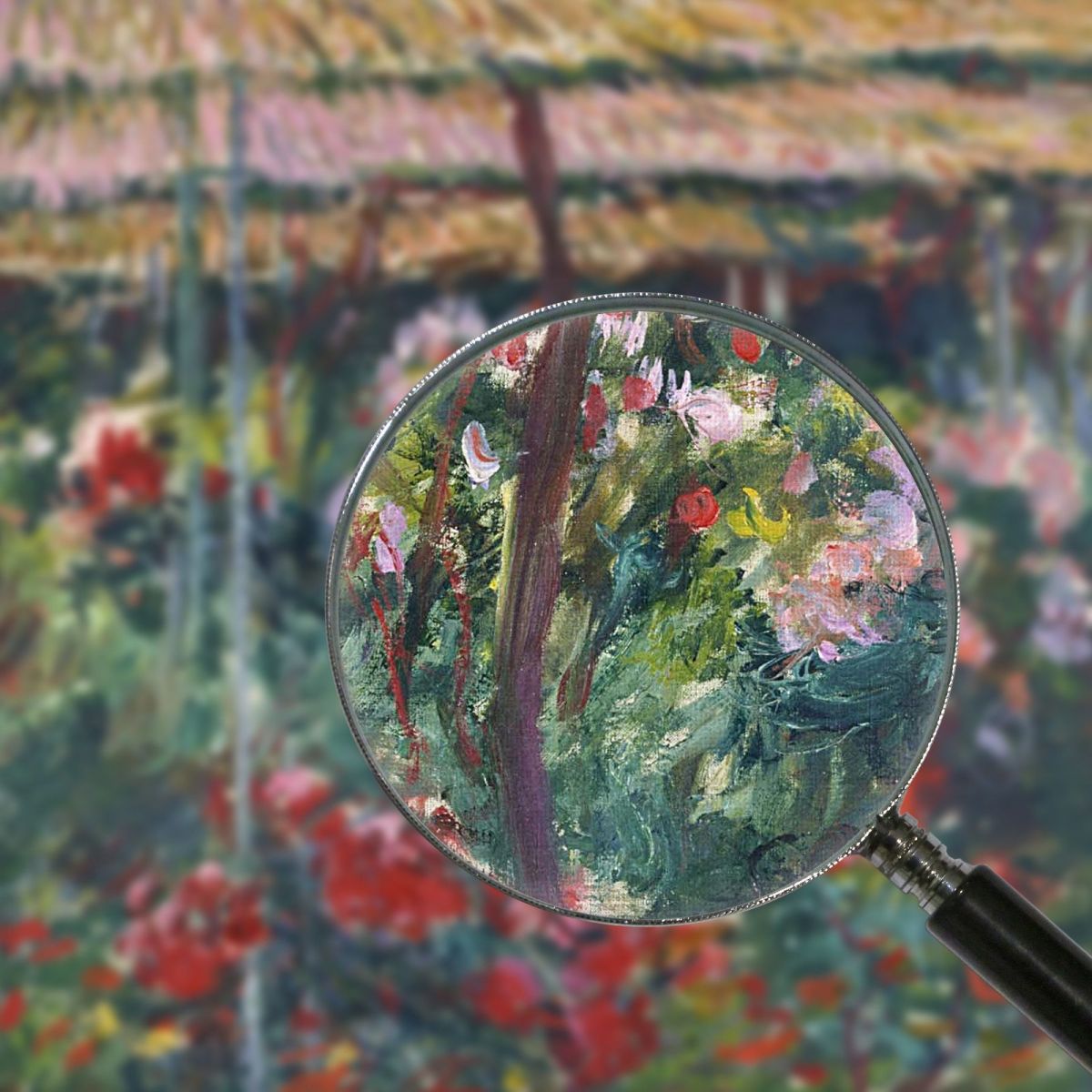 Peony Garden Claude Monet canvas print