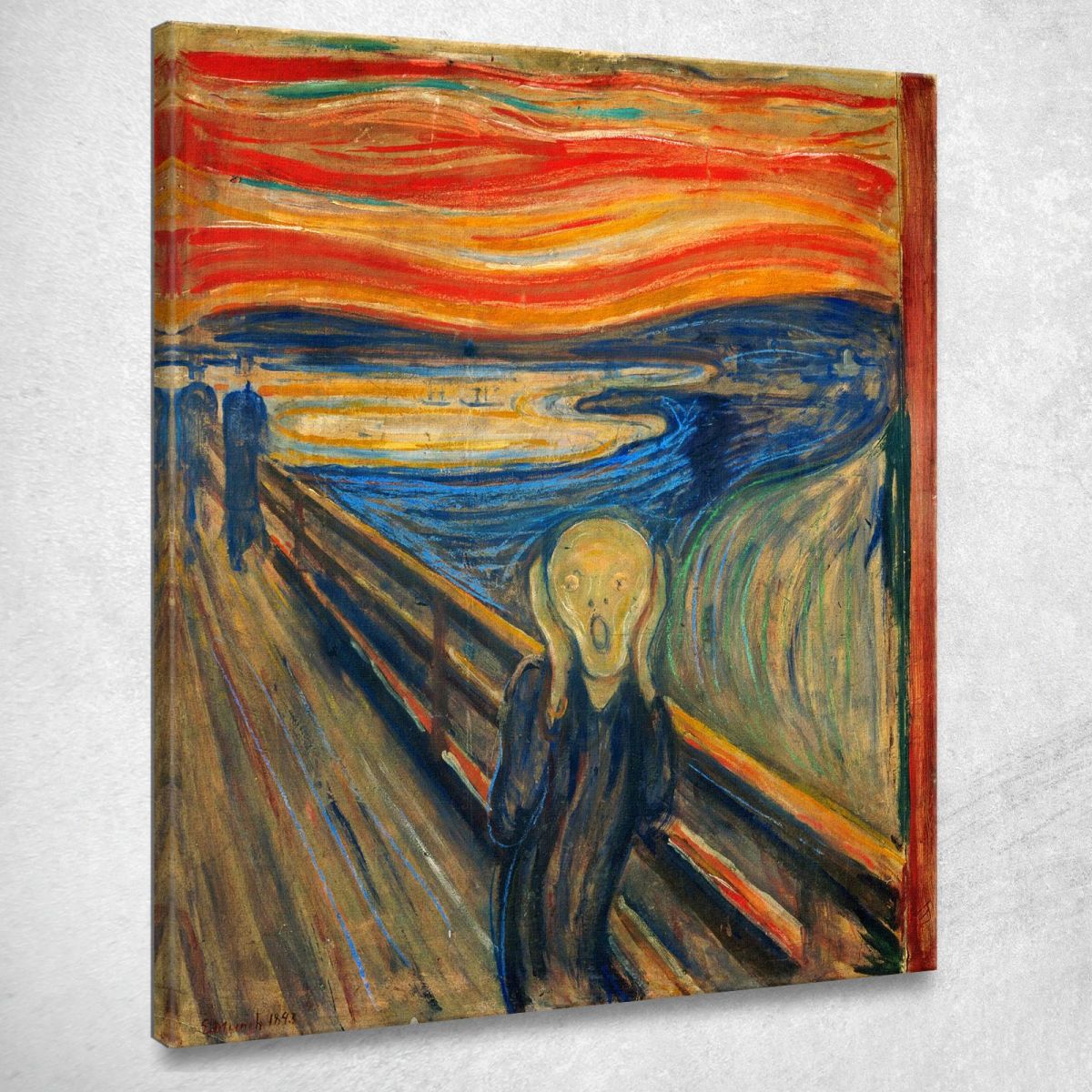 The Scream Edvard Munch canvas print
