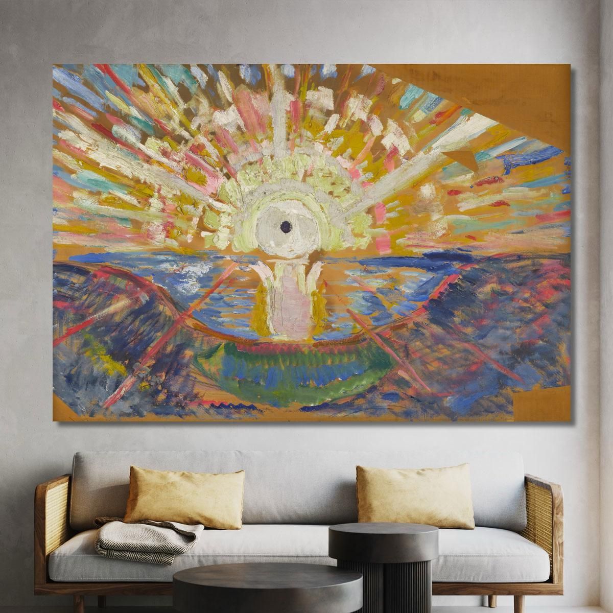 The Sun Edvard Munch canvas print