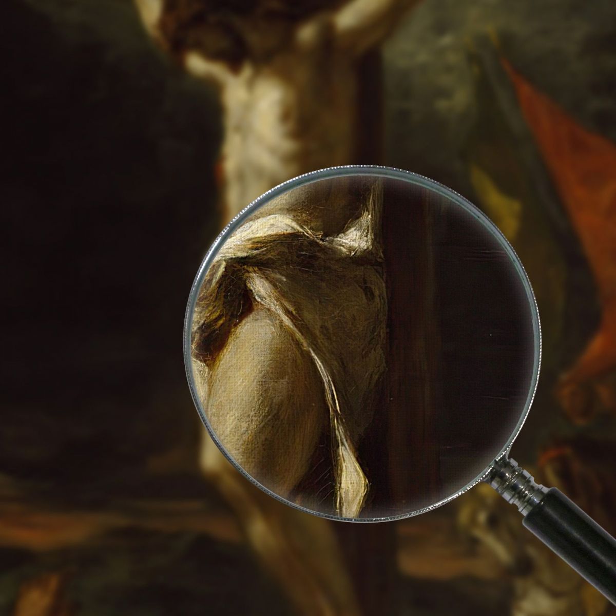 Christ On The Cross Eugène Delacroix canvas print