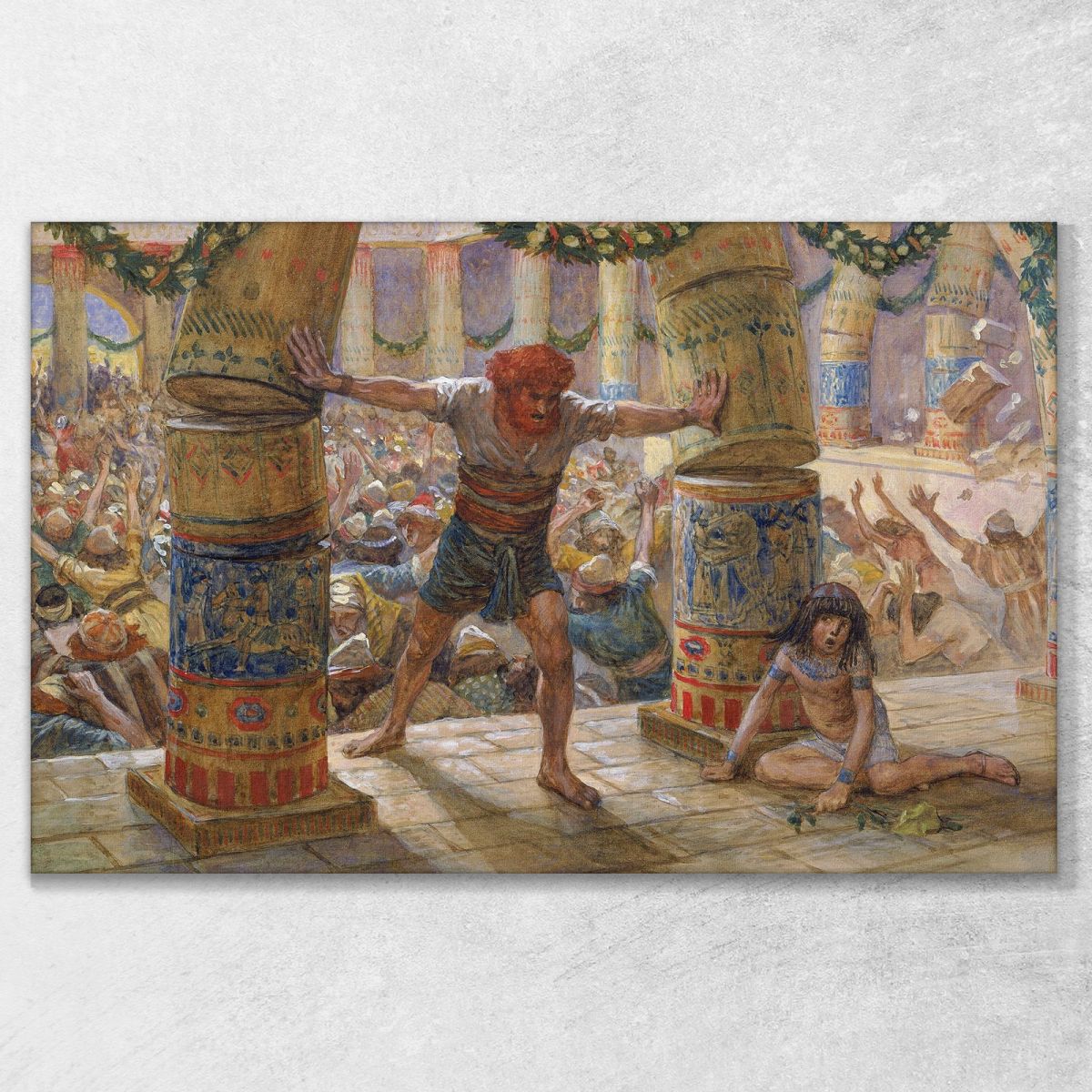 Samson Pillars Painting