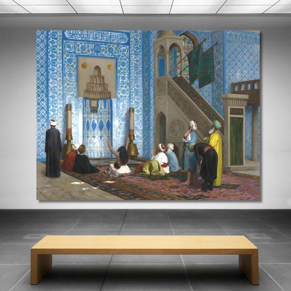 Rustem Pasha Mosque Istanbul Jean-Léon Gérôme canvas print