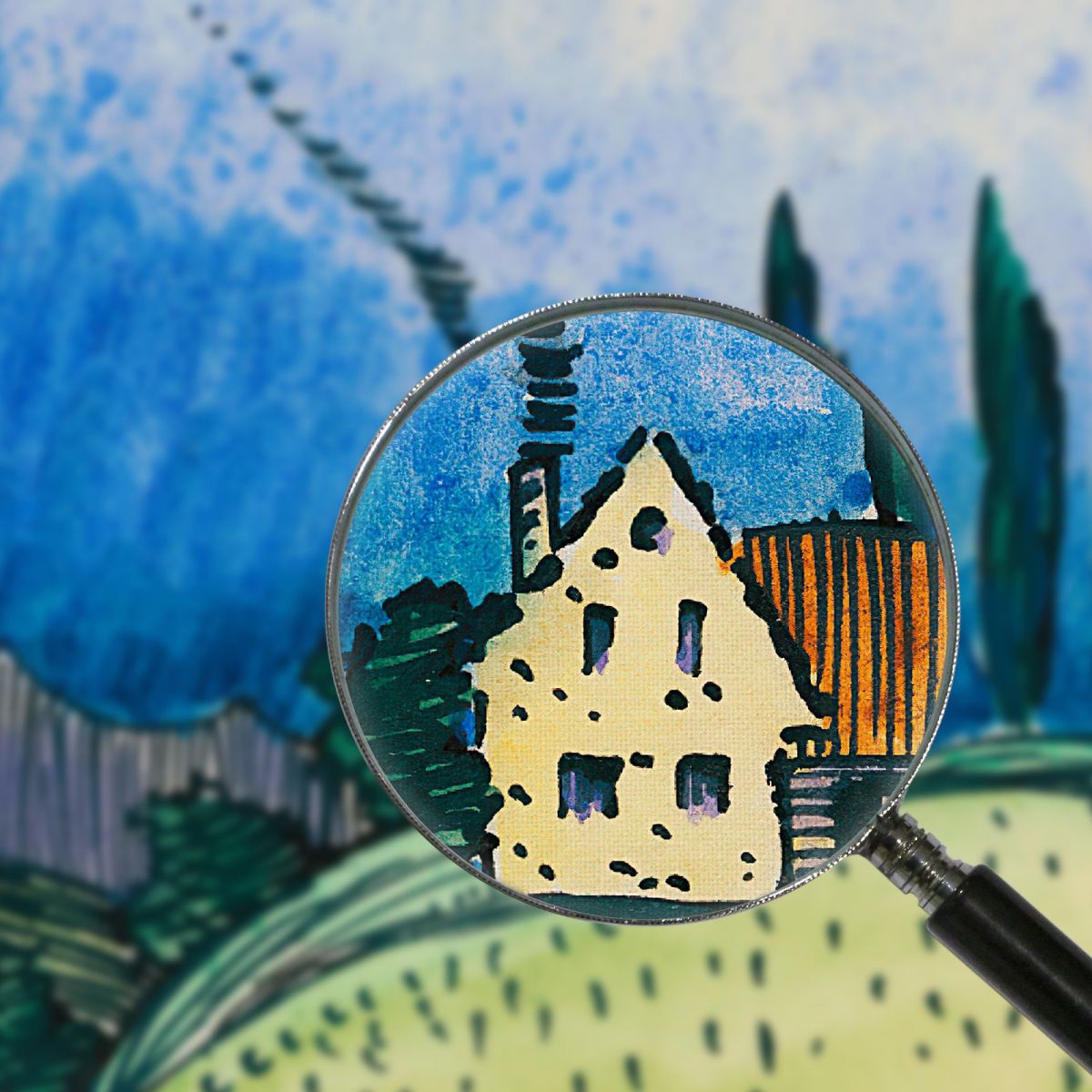 Composición De Pavimento Y Prado Ix Karl Wiener cuadro en lienzo