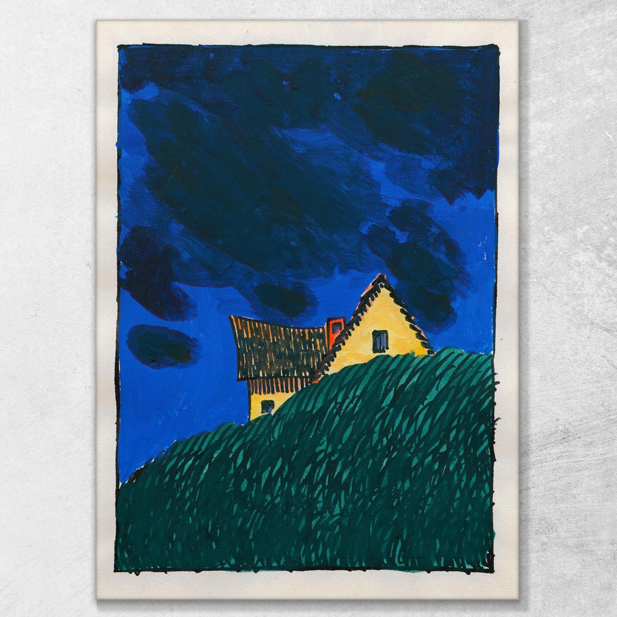 Composición De Pavimento Y Prado Xix. Karl Wiener cuadro en lienzo