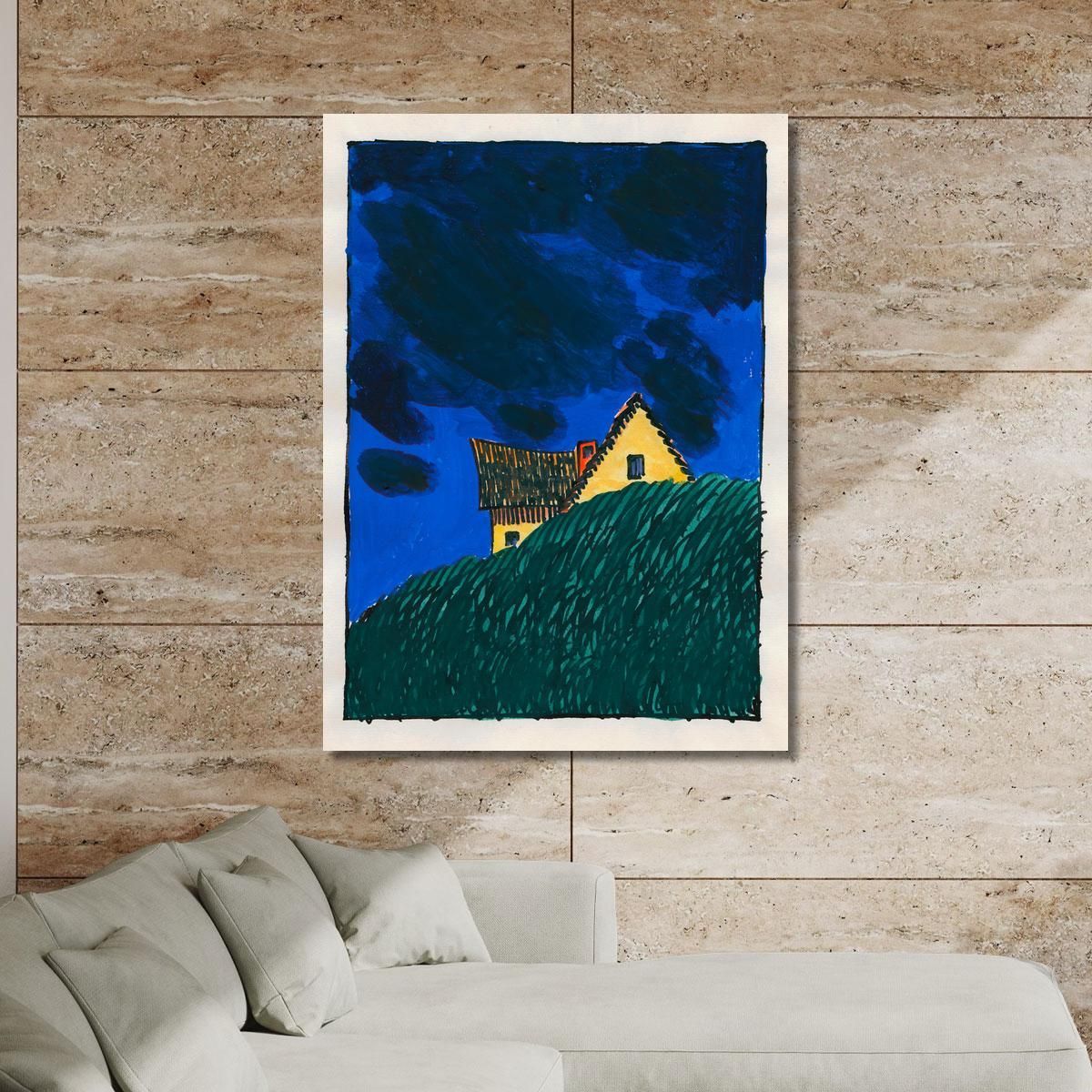 Composición De Pavimento Y Prado Xix. Karl Wiener cuadro en lienzo