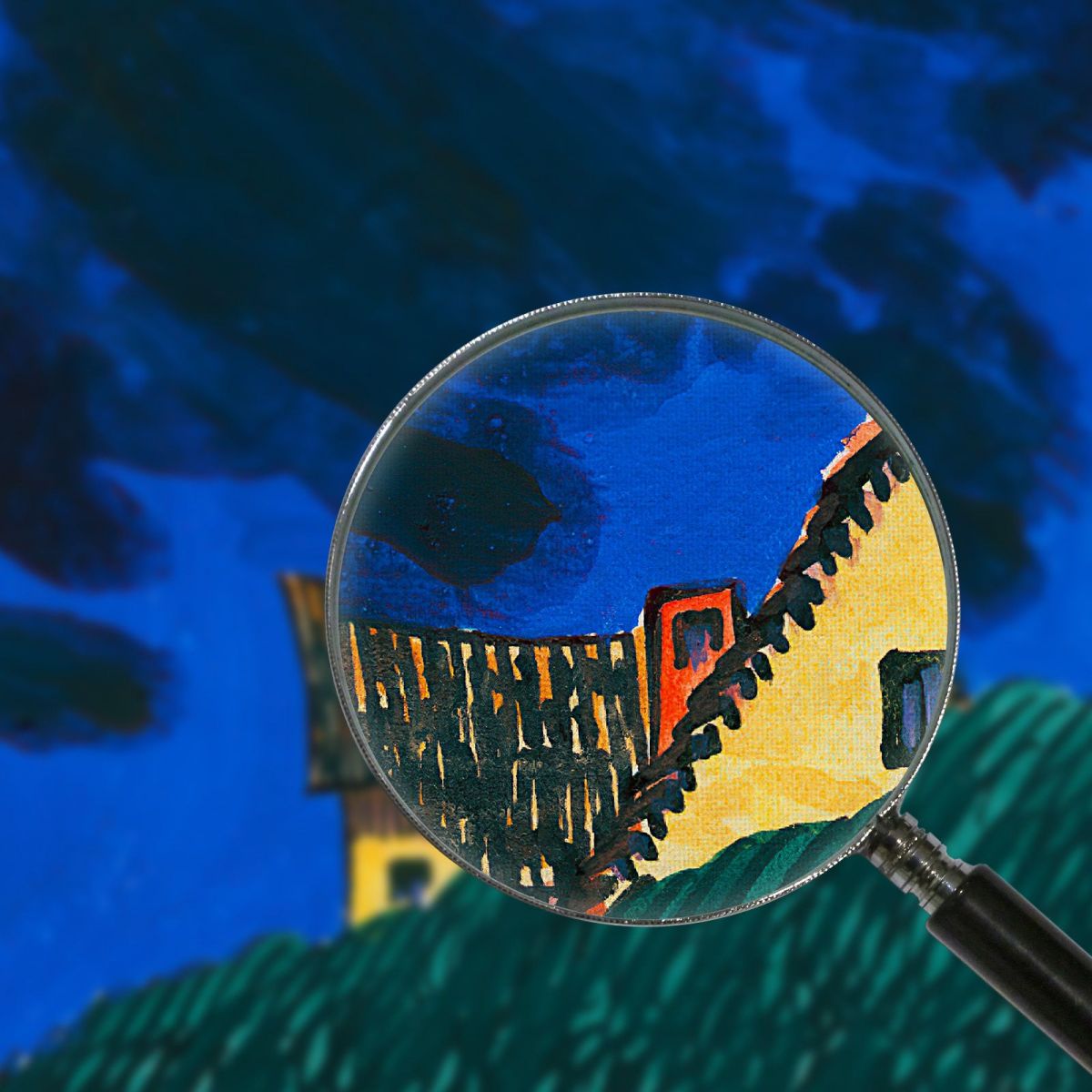 Composición De Pavimento Y Prado Xix. Karl Wiener cuadro en lienzo