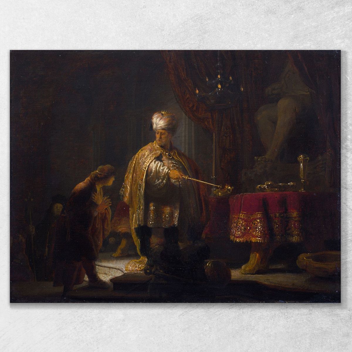 Daniel Et Cyrus Devant L'Idole Bel Rembrandt van Rijn tableau ...