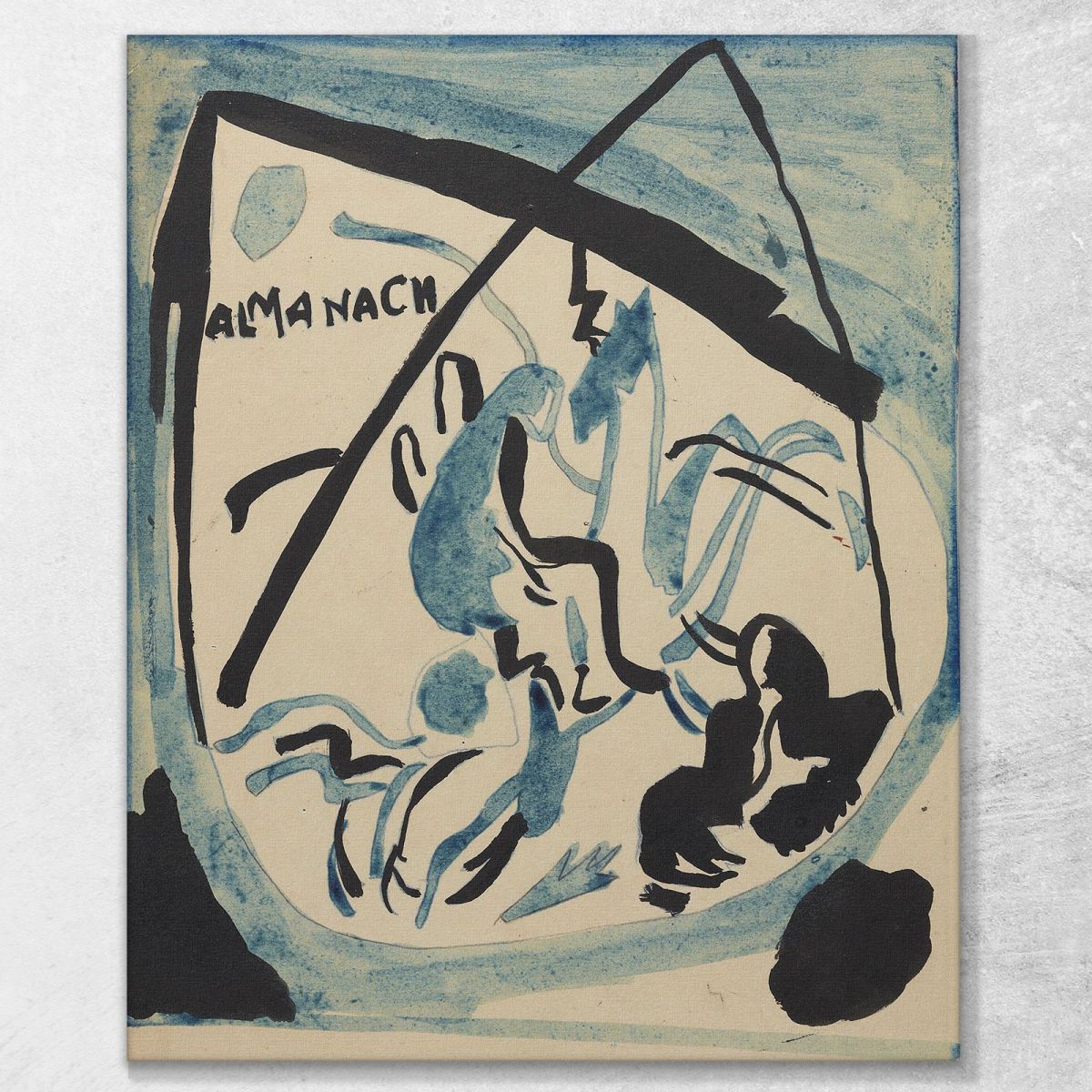 Design For The Cover Of The Almanac The Blue Rider Vii Wassily ...