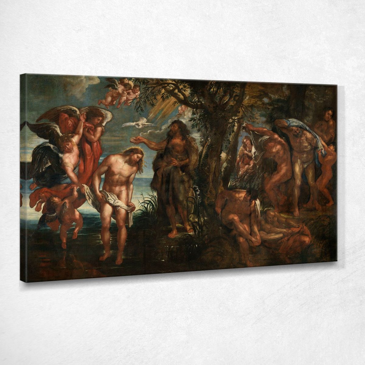 The Baptism Of Christ Peter Paul Rubens canvas print