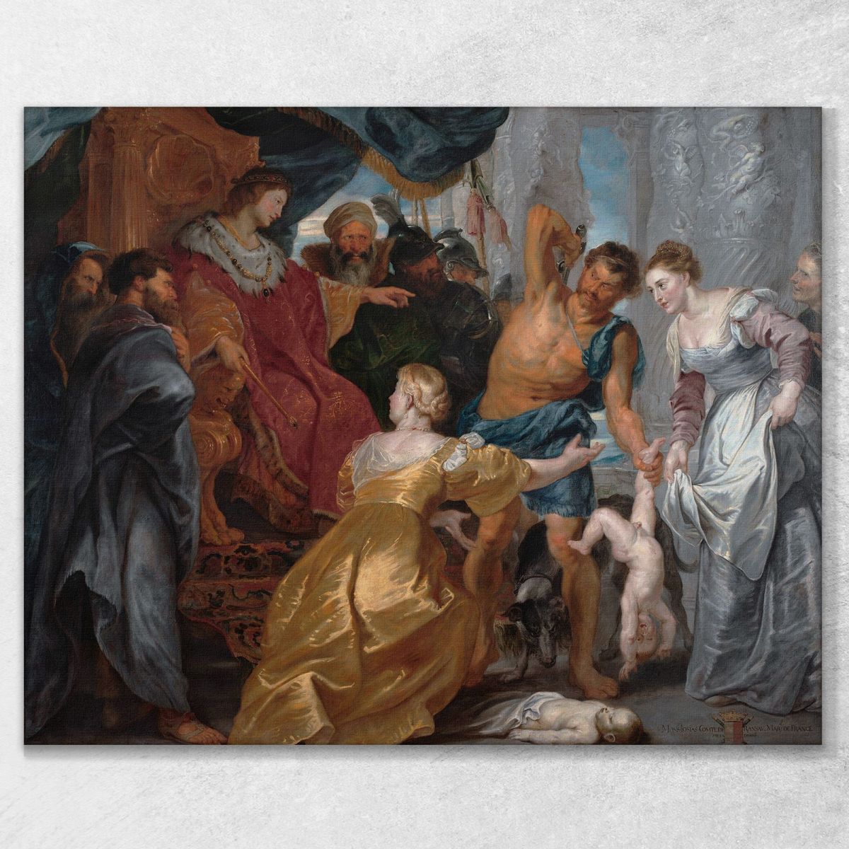 The Judgement Of Solomon Peter Paul Rubens canvas print